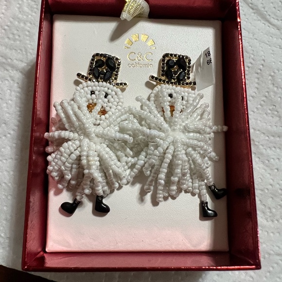 C&C California | Jewelry | Cc Brand New White Earring In Original Box ...